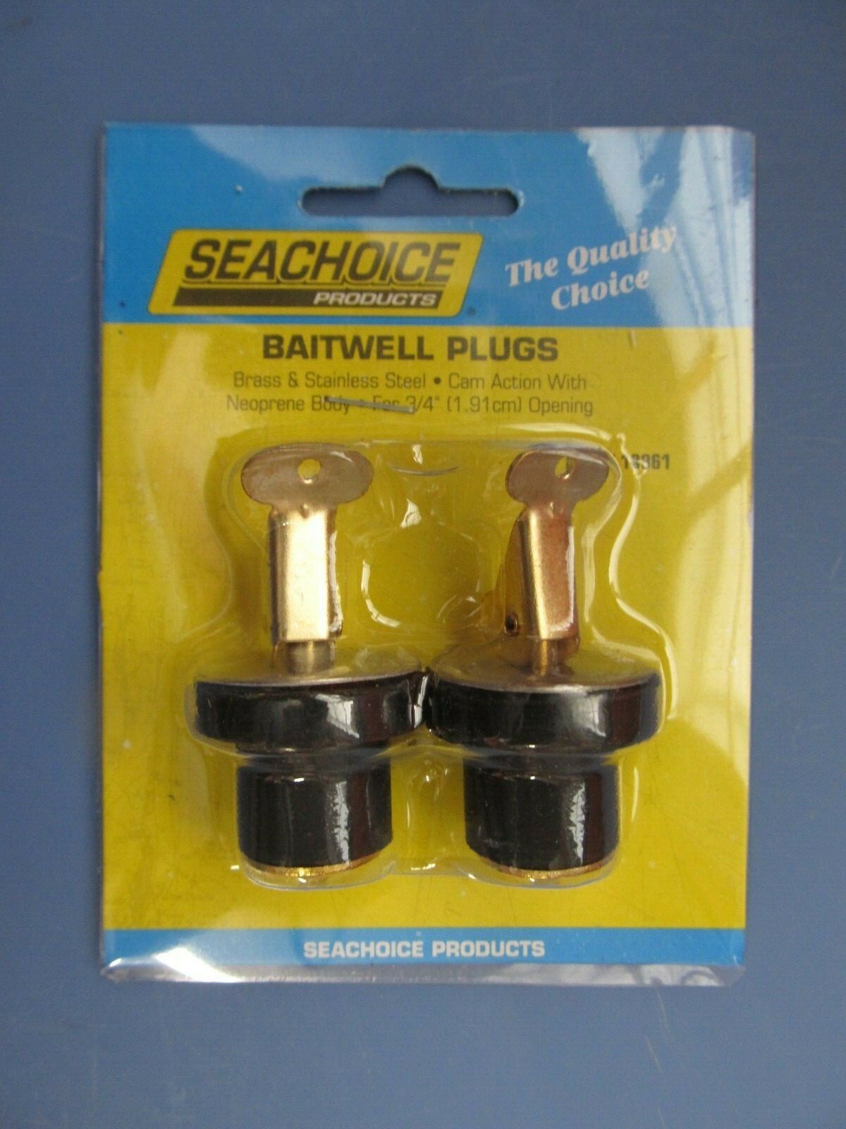 2 Pack of 3/4 Inch Deck, Livewell and Baitwell Drain Plugs for Boats ...