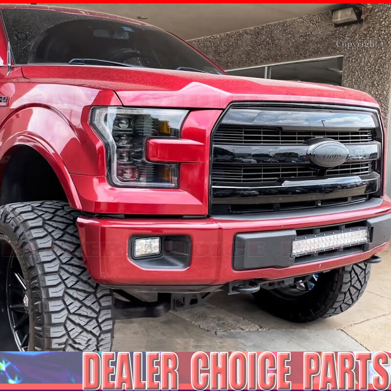2015-2017 Ford F150 Front Grille King Ranch Style W/Cam HL | Gloss ...