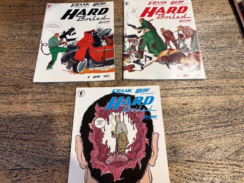 Hard Boiled Complete Set 1-3 Frank Miller Dark Horse Comics 1990 New ...