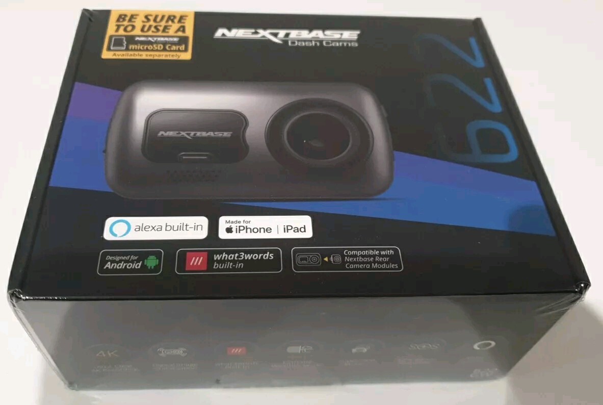 Nextbase 622GW 4K Dash Cam - Black for sale online | eBay