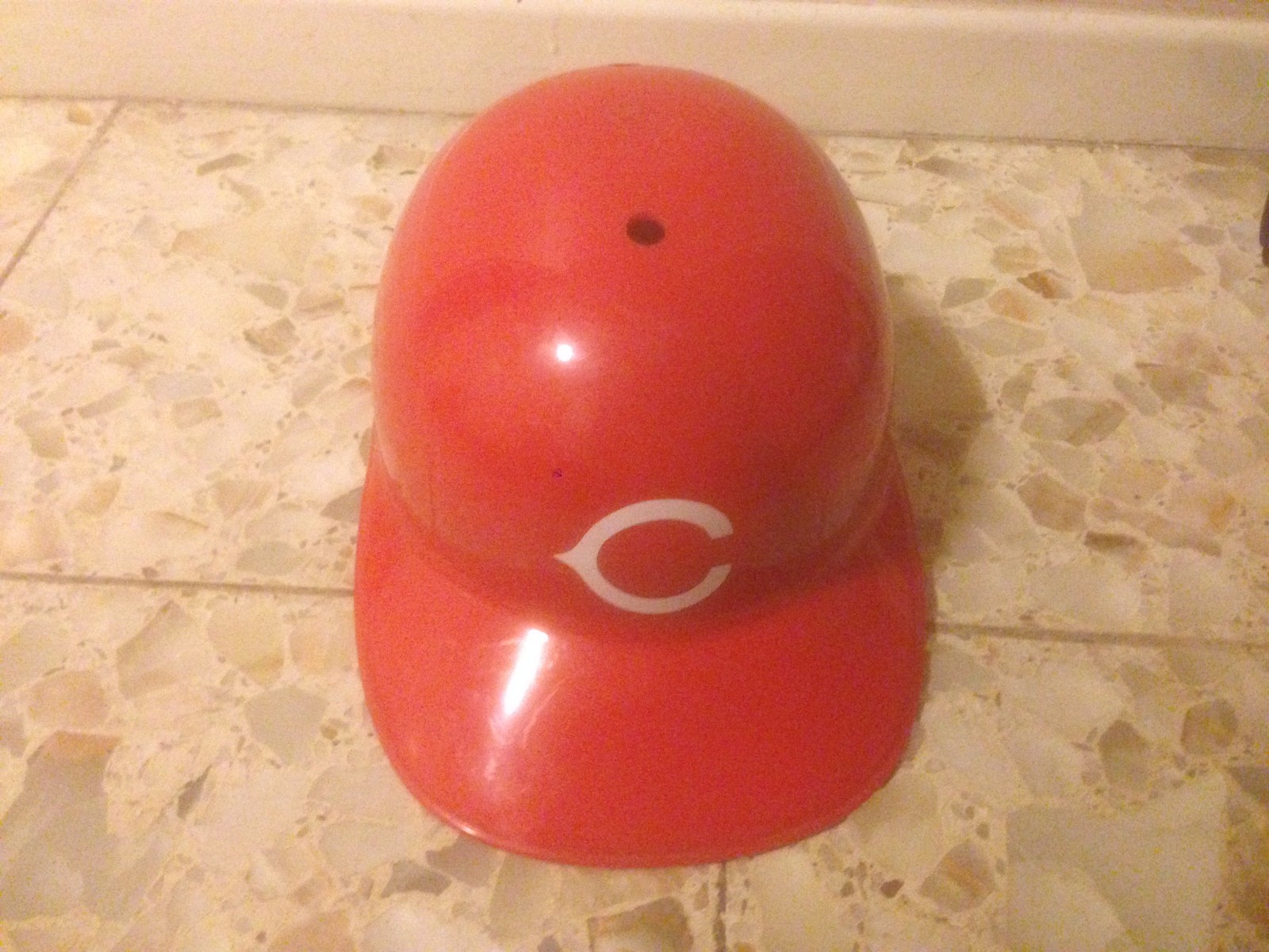 Vintage Cincinnati Reds 1969 Sports Prod Corp Adjustrap Batting Helmet ...