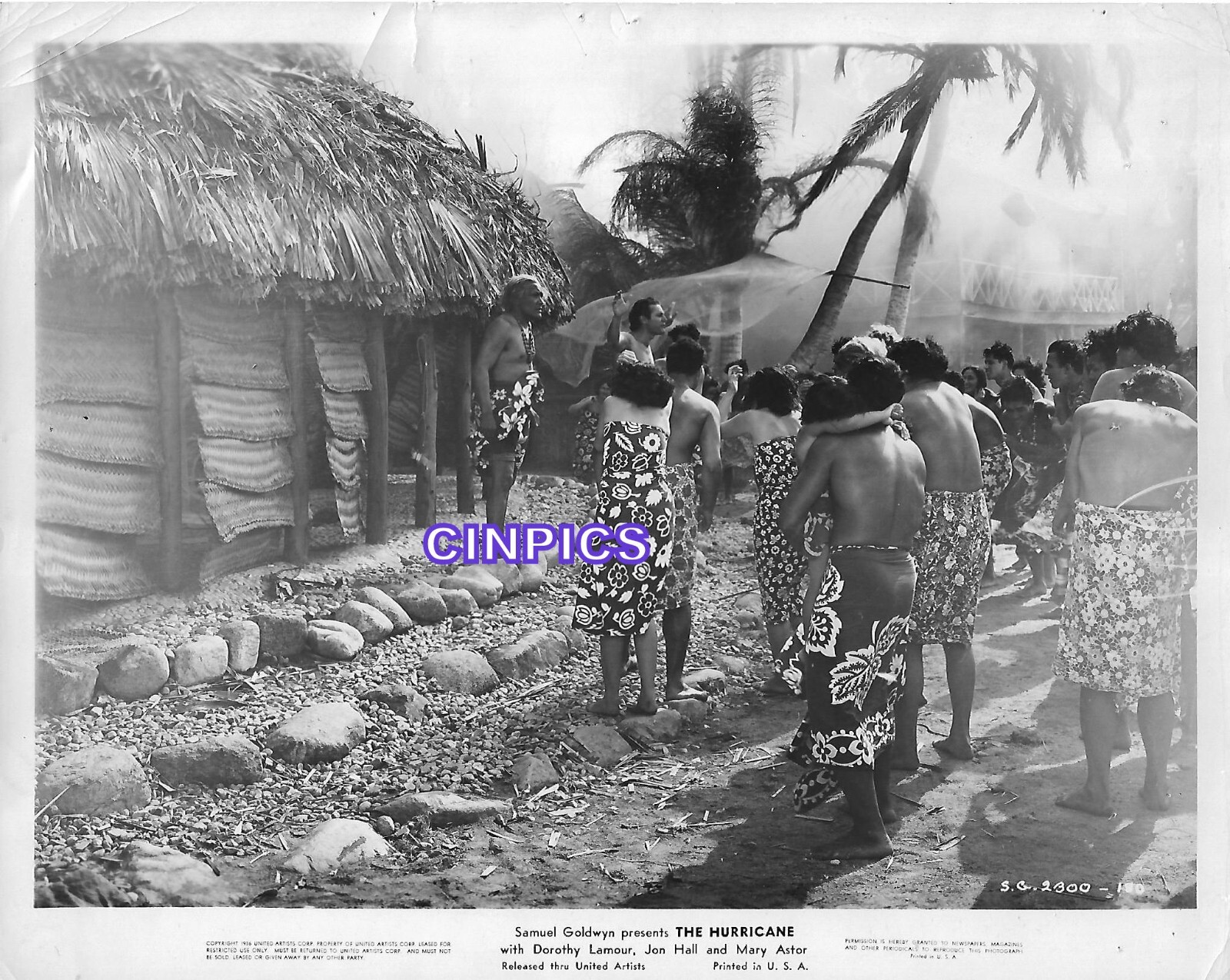 THE HURRICANE-JON HALL-1936 VINTAGE ORIGINAL 8X10 PHOTO | eBay