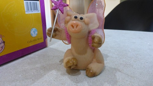 Piggin Magic Pig Fairy Wings Figurine Ornament, 14150. | eBay