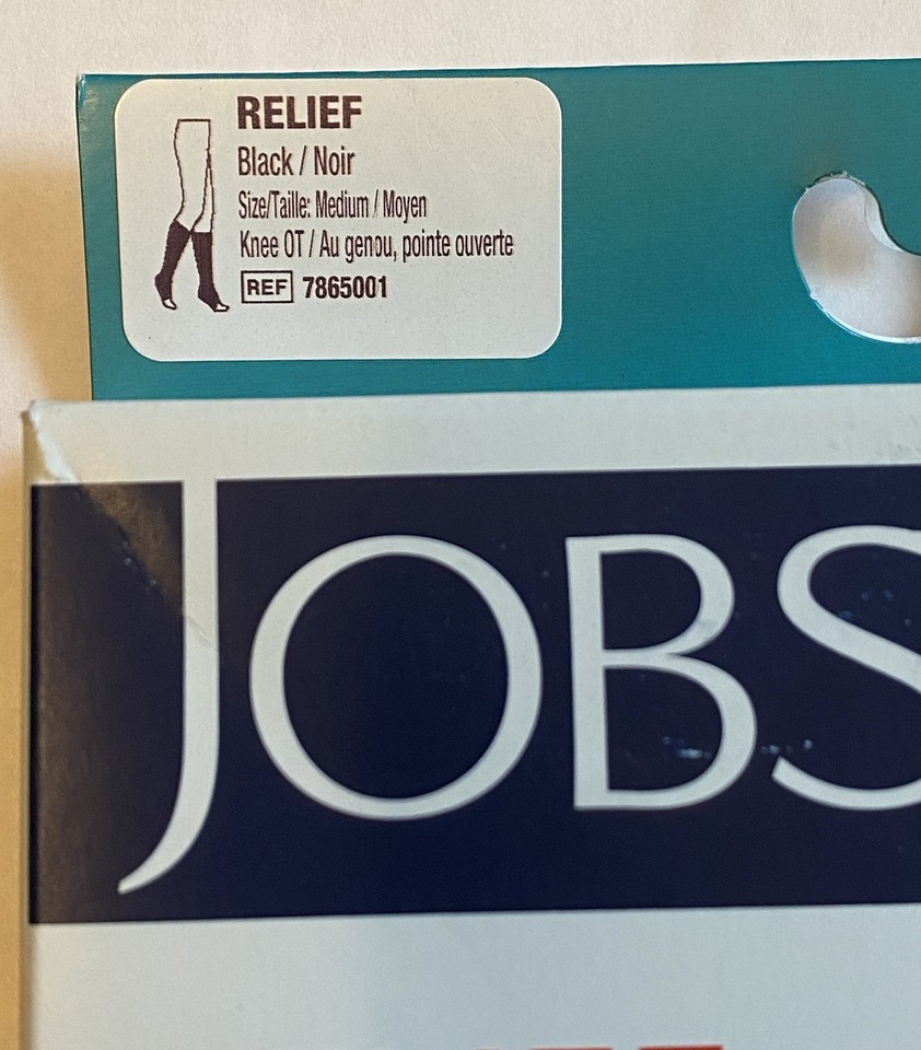 Jobst Relief Medical Compression Stockings Knee High 20-30 mmHg Size ...