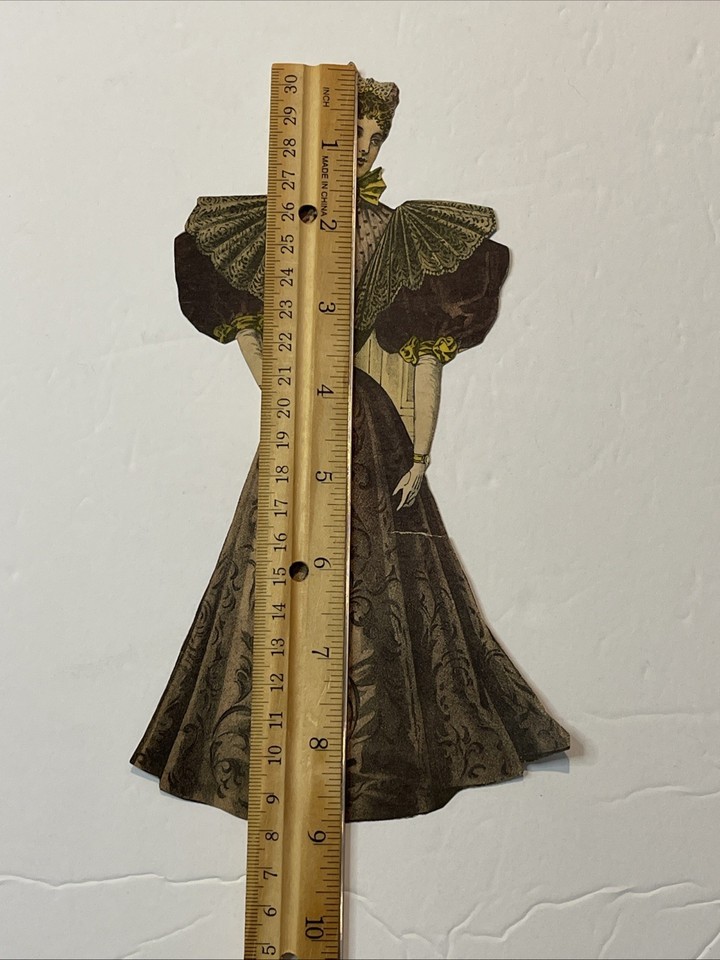 Antique Victorian Lithograph Paper Doll Advertising | eBay