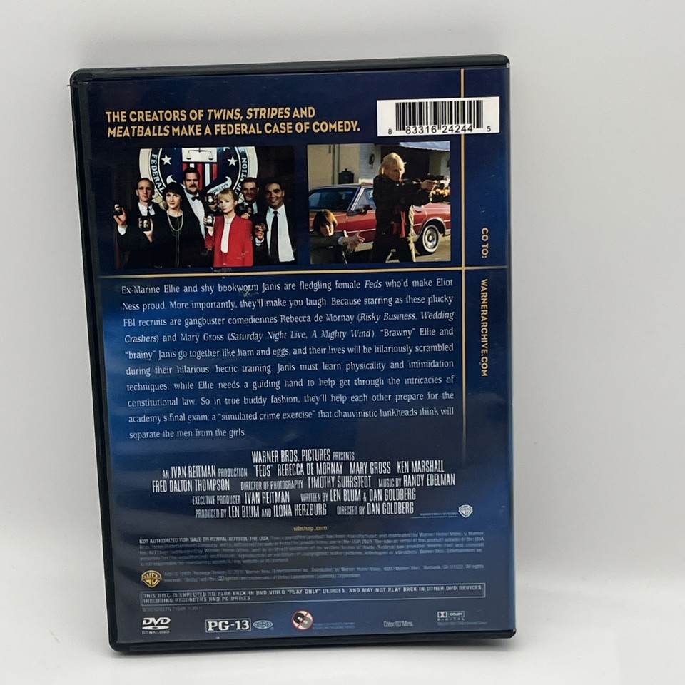 Feds (1988) (DVD, 2010, Warner Archive Collection) Rebecca De Mornay ...