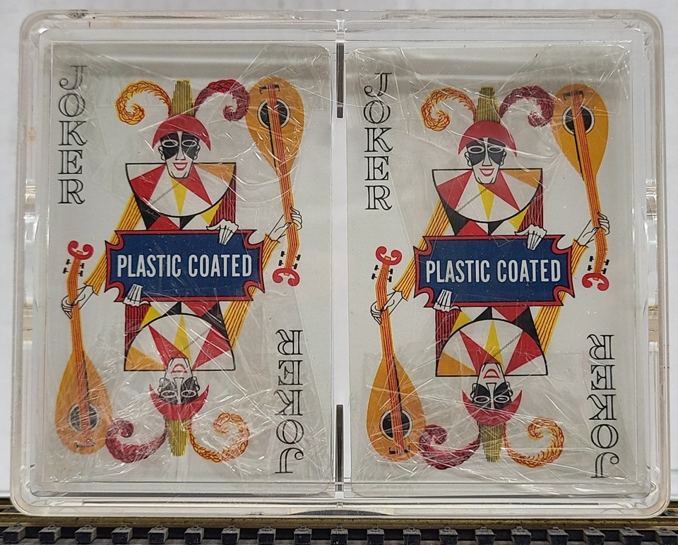 VINTAGE PLAYING CARDS, C & O RAILWAY, BRIDGE SIZE, 2 DECKS, USPCC, NEW ...