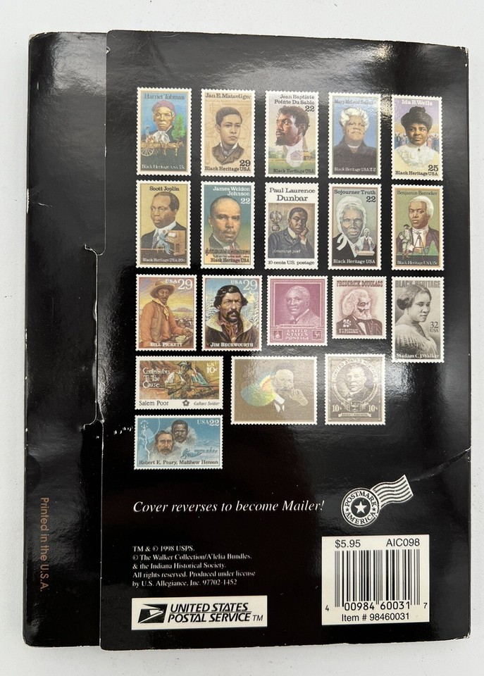 Black Heritage 20 Jumbo Stamp Image Postcards (Black History)(Postcards ...