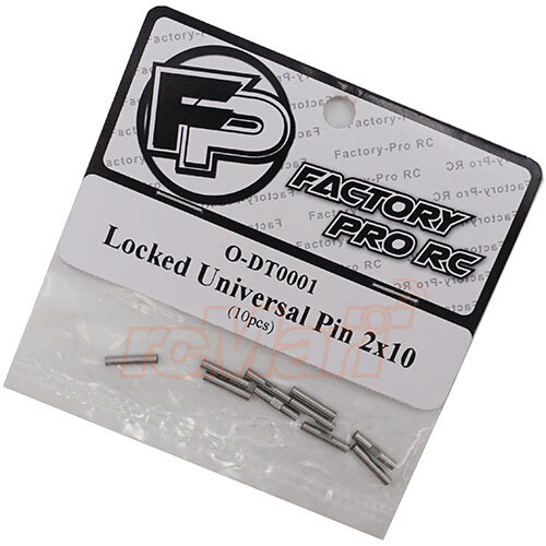 Factory Pro RC 2x10mm Locked Universal Pin 10 pcs Silver #O-DT0001 | eBay