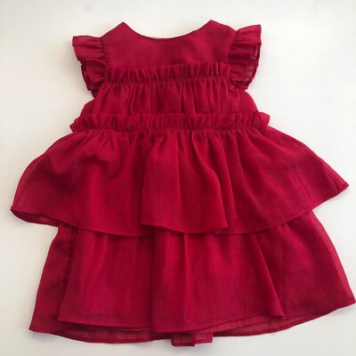 Baby Red Dress 6-9 Months Old - First Impressions | eBay