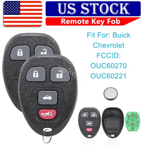 2 For 2006 - 2011 2012 2013 Chevrolet Impala Remote Key Fob OUC60270 ...