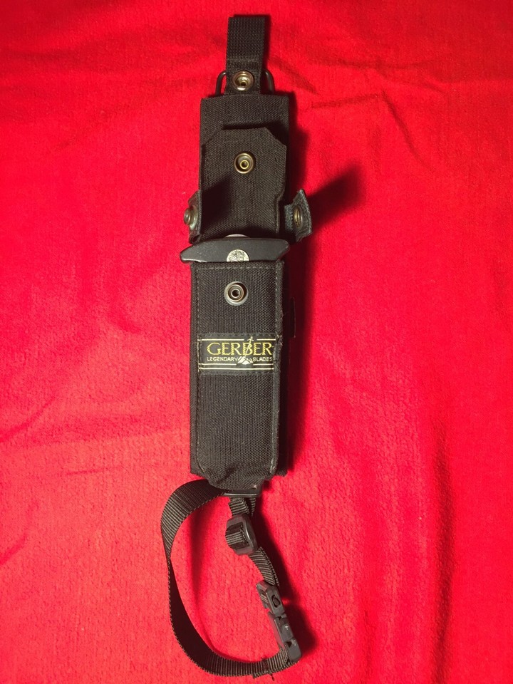 Vintage Gerber Legendary Blades, Parabellum Bolt Action Military Folder ...