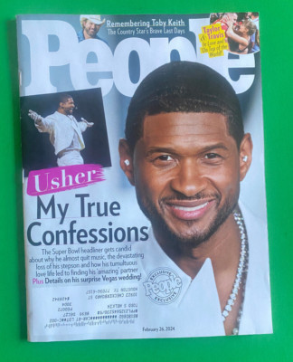 PEOPLE MAGAZINE - FEBRUARY 26 2024 -USHER - TOBY KEITH - TAYLOR ...