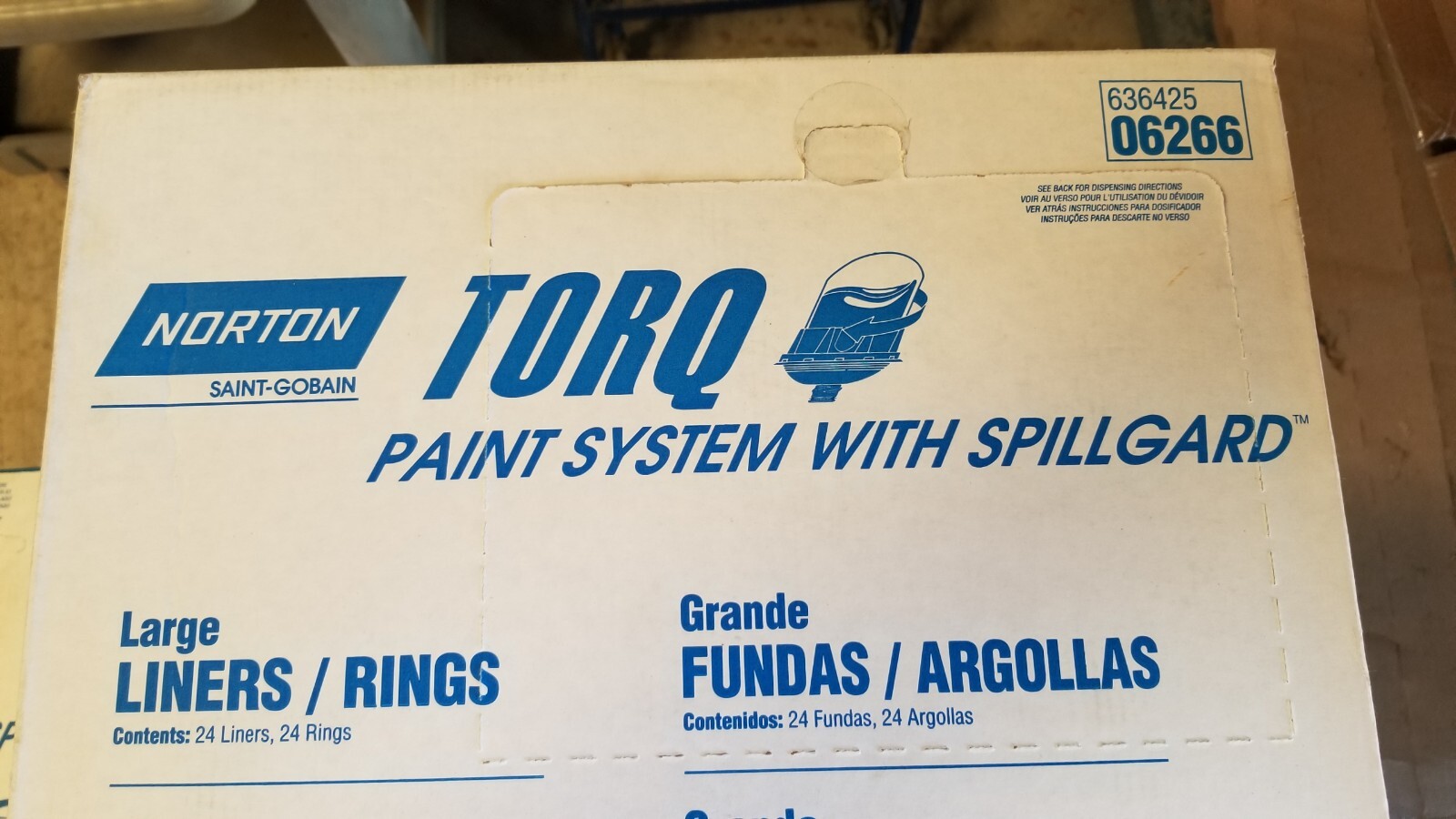 636425-06266 Norton Torq Paint System Spillgard - large liners - Lot of ...