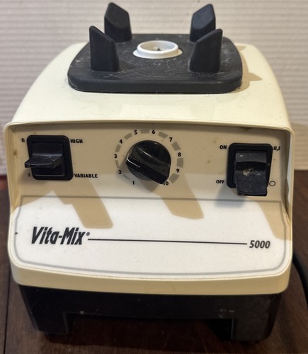 VITA-MIX SUPER 5000 VM0103 BLENDER Blender - White Base Only - **READ ...