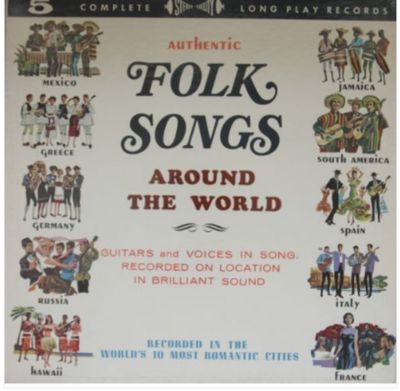 Disco 33 Tours - Authentic Folk Songs Around The World - 5 LP | eBay