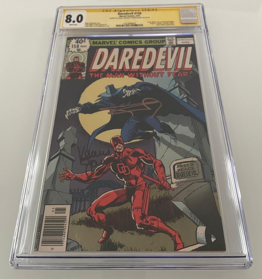 Daredevil 158 Marvel Comics 1979 Double Signed by Frank Miller and ...