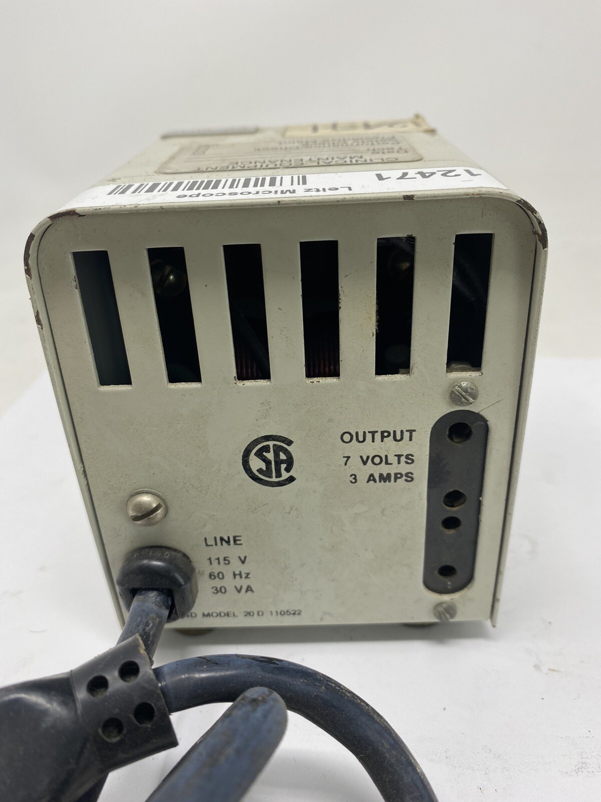 Leitz 3040001 Vintage Microscope Transformator, Transformer Power ...