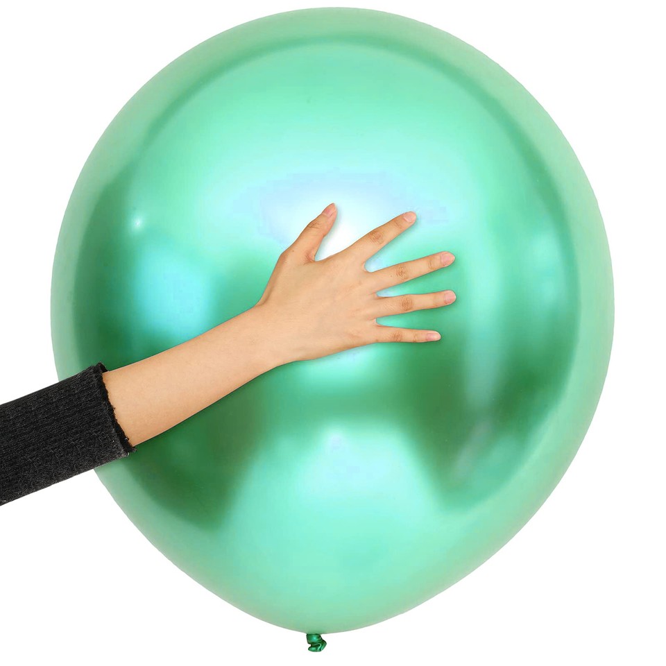 18 Inch Giant Metallic Balloons Extra Large Latex Balloon Jumbo Chrome ...