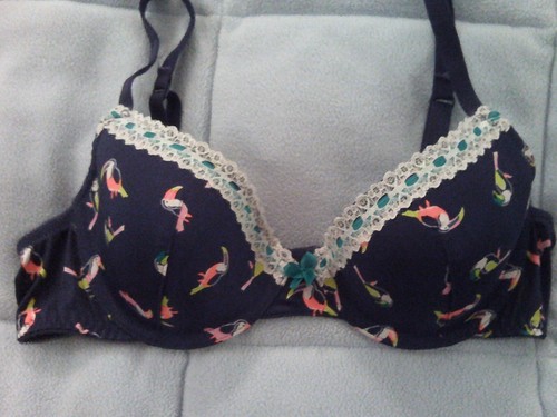 TU toucans padded underwired bra uk 36A usa 36AA/A euro 80A france 95A ...