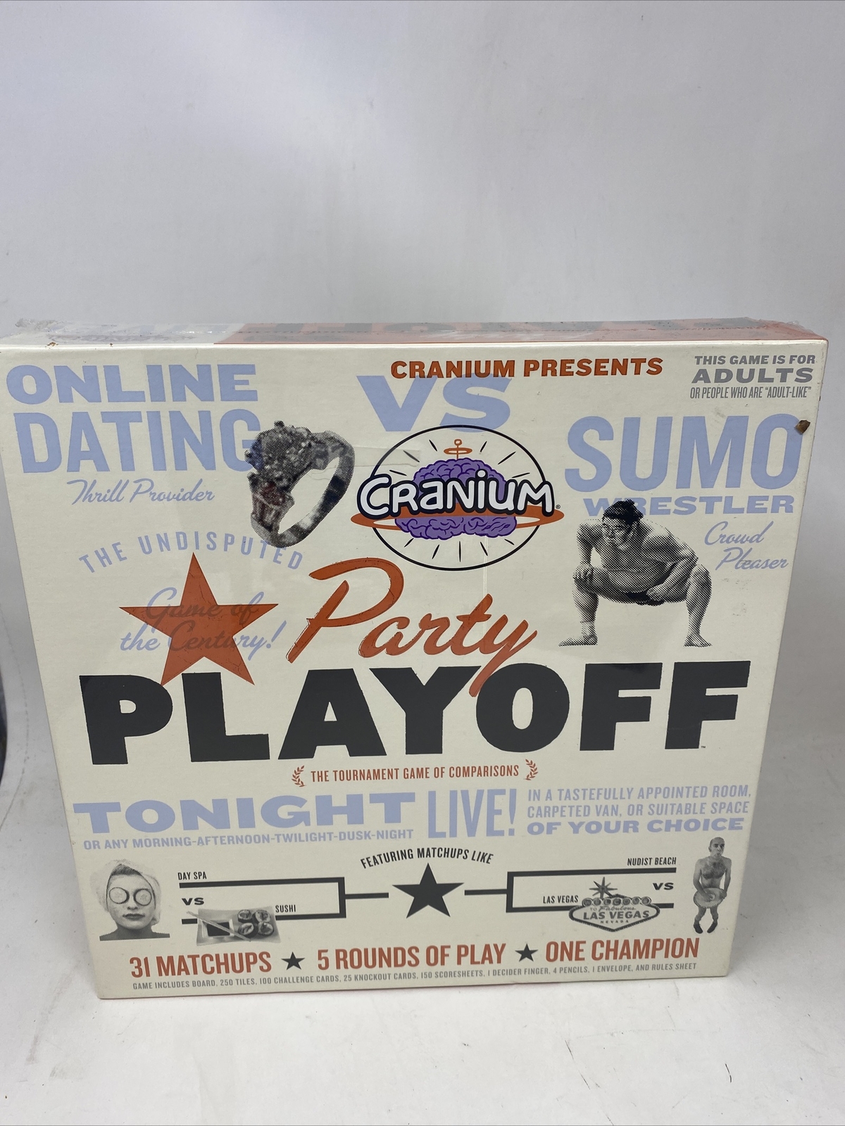 NEW/SEALED - Cranium Party Playoff - The Tournament Game of Comparisons ...