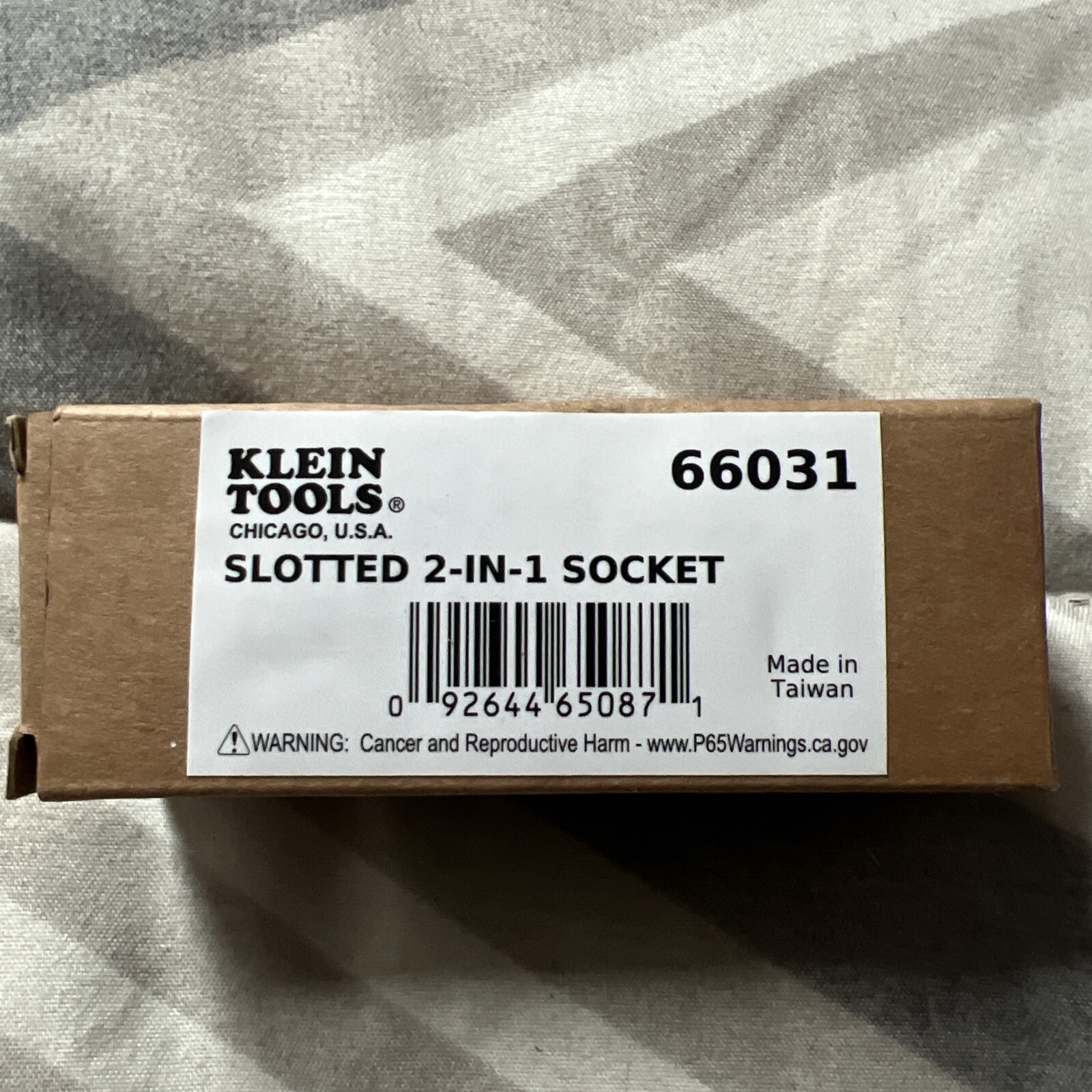 Klein 66031 2 in-1 Slotted Impact Socket, 12-Point, 3/4 and 9/16-Inch ...