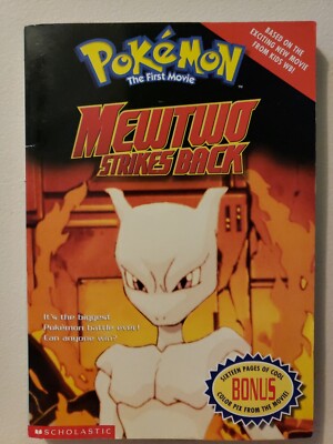 Pokemon The First Movie Mewtwo Strikes Back Vintage Softcover Book 1999 ...
