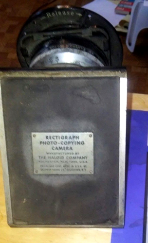 KODAK 17" F10 Haloid Rectigraph PhotoCopying Camera Lens VINTAGE COPY ...