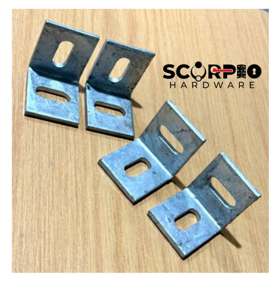 Heavy Angle Cleats Galvanised Brackets for Fencing | eBay UK