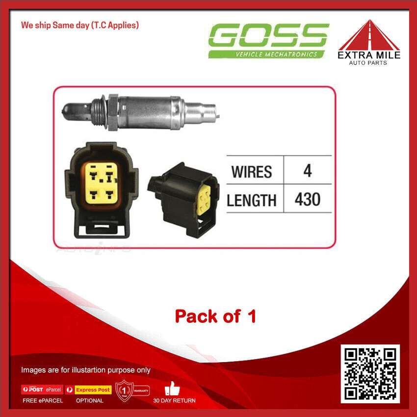 GOSS Oxygen Sensor For Jeep Commander XH 5.7L V8 Hemi EZB OHV 16v MPFI ...