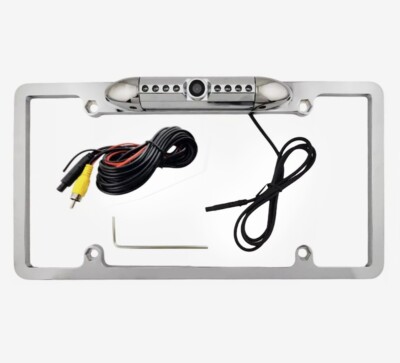 License Plate Frame Backup Camera for JVC KW-V250BT KW-V960BW KW-M785BW ...