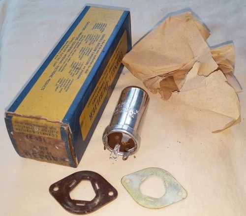 Vintage NOS CORNELL-DUBILIER A0430 Capacitor w/Orig Mounts & Orig ...