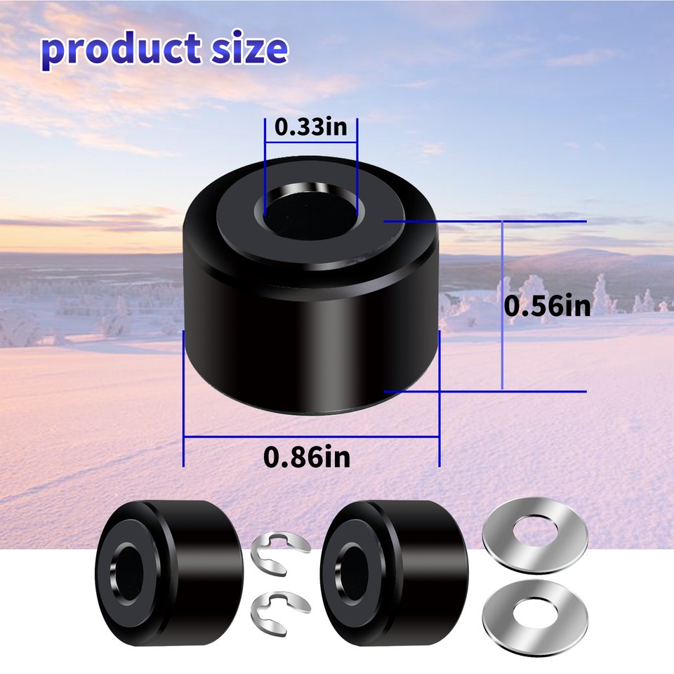 417127016 Secondary Clutch QRS Hard Fiber Torque Rollers 1212 For SKI ...