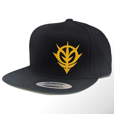 Zeon Logo Mobile Suit Gundam Anime Flat Bill Cap Hat | eBay