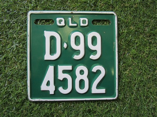 Queensland Australia 1999 Dealer Licence Number Plate D.99.4582 | eBay ...