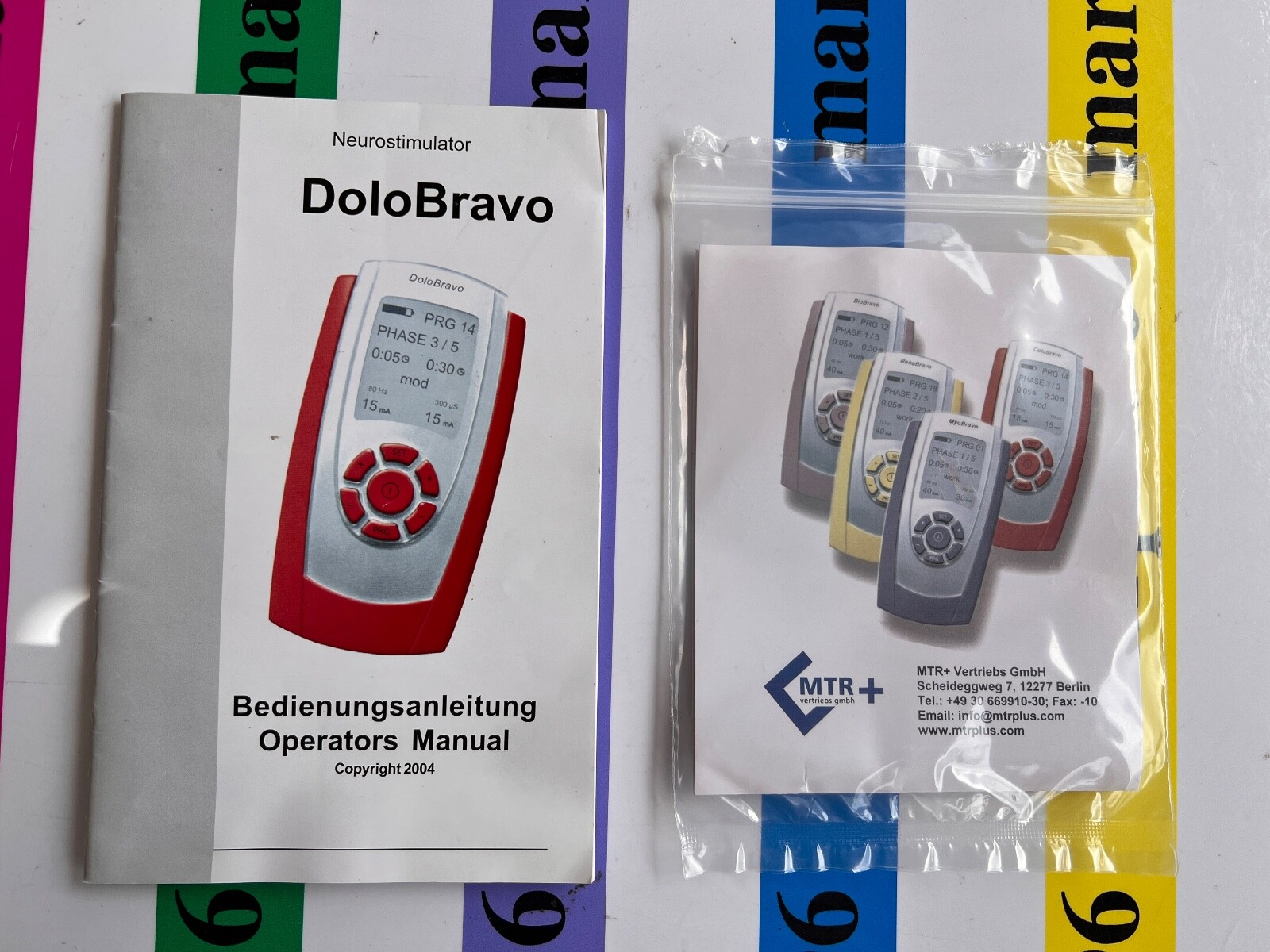 Tens Gerät DoloBravo - CE 0123 - Nr. A291 | eBay.de