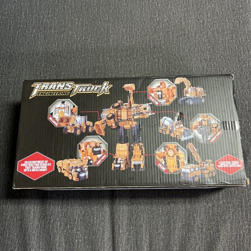 TransTruck Engineering Big Mos Toys Construction Truck Mega Robot Play ...