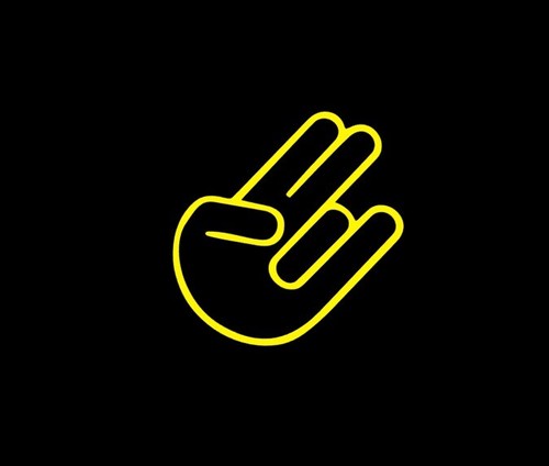 The Shocker Hand Symbol Gesture Logo Decal Car Vinyl Sticker JDM Window ...