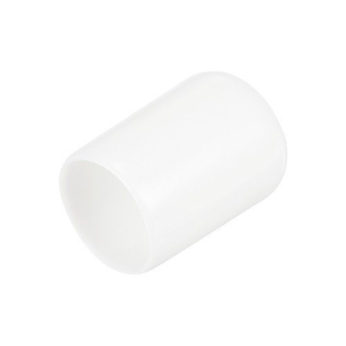 15pcs Rubber End Caps 1 1/8"(13.5mm) ID Vinyl Round End Cap Cover White ...