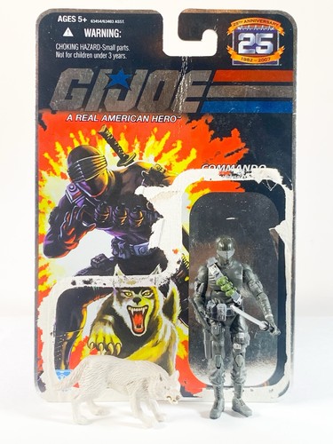 2007 GI JOE 25TH ANNIVERSARY SNAKE EYES V29 LOOSE COMPLETE FIGURE W ...