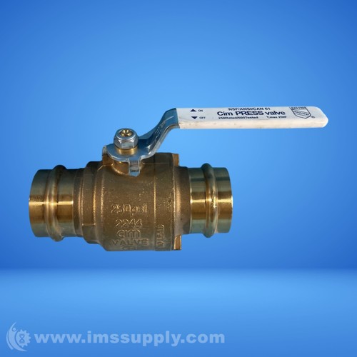 Cim Brass Push Fitting Ball Valve 9" x 4" x 6" FNIP | eBay