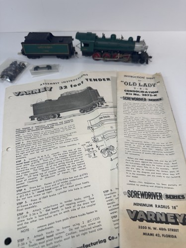 Rare Varney 2-8-0 Southern Old Lady Consolidation HO Steam Locomotive ...