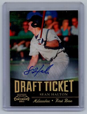 2011 Playoff Contenders #DT16 Sean Halton Draft Ticket Autographs | eBay