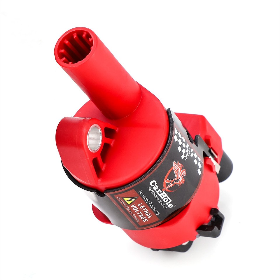 Set of 8 Round Ignition Coil UF414+ Spark Wires For Chevrolet GMC ...