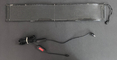 Used RAYHOME Scrolling Huge Bright Advertising LED Signs Flexible USB ...