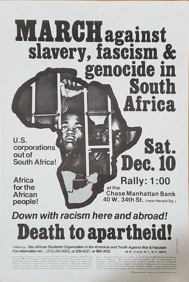 Apartheid Posters