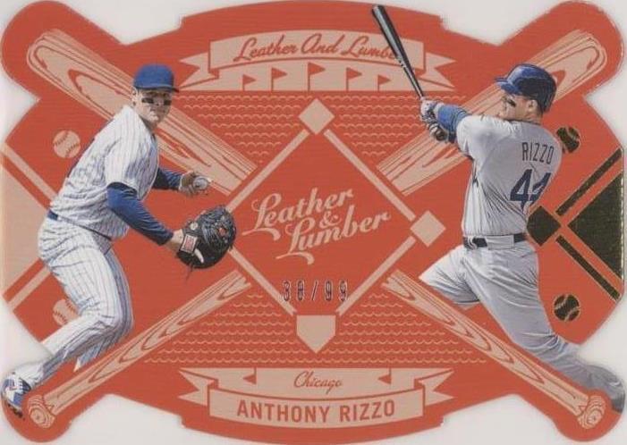 2019 Panini Leather & Lumber - Leather and Lumber Anthony Rizzo #LAL-1 ...