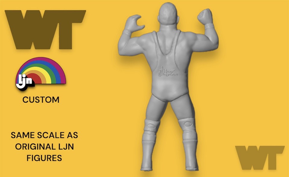 SKIP BODY DONNAS WWF LJN *Full Scale* CUSTOM Unpainted WWE WCW *READ ...