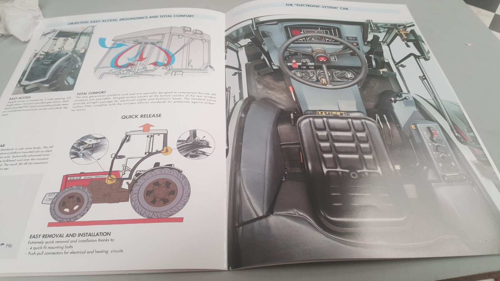 1994 MASSEY FERGUSON 304 SERIES S & F TRACTOR Australian Sales Brochure ...