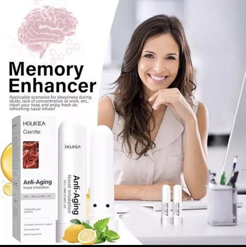 AlzClipp, Nasal Inhaler, AlzClipp Memory Boost New Sealed 5x Exp 12/ ...